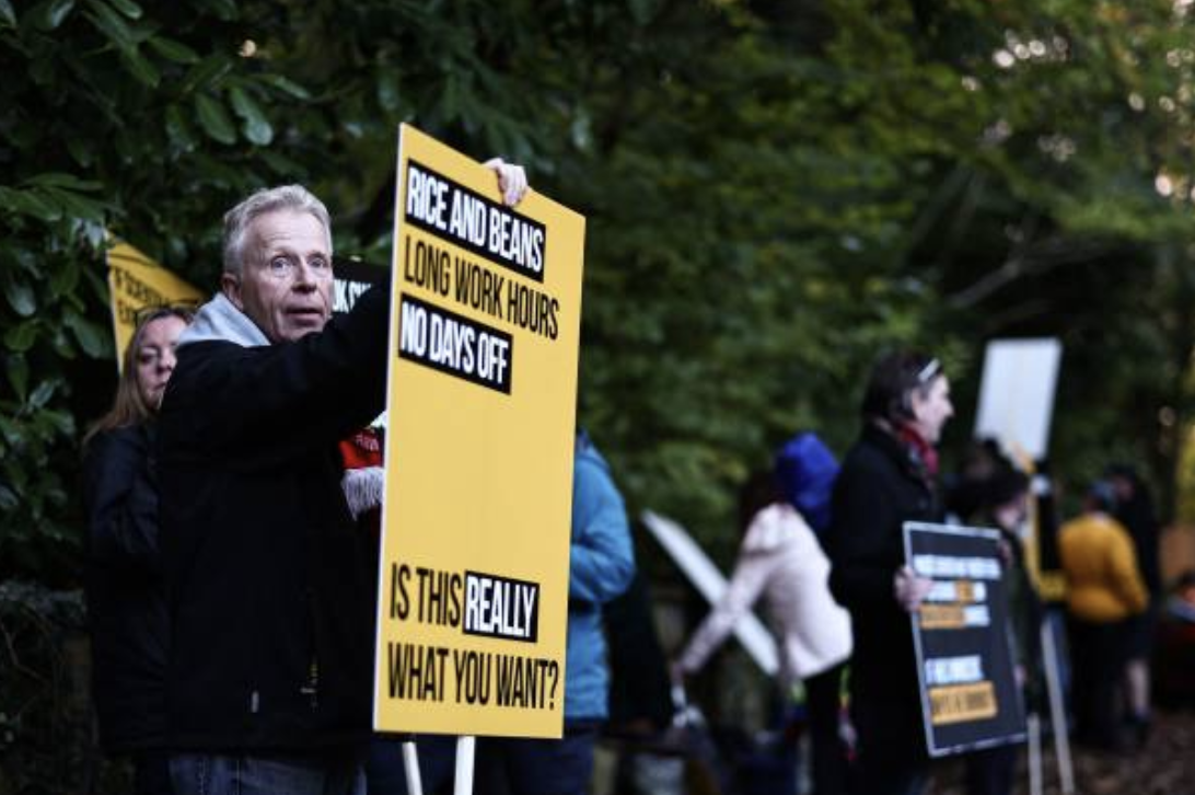 Scientology met with largest UK protest in 15 years as Tom Cruise flies ...